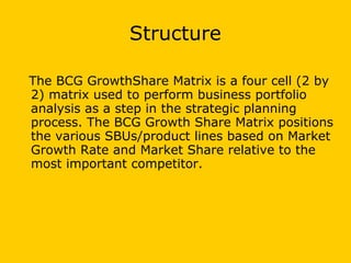 BCG Matrix presentation | PPT