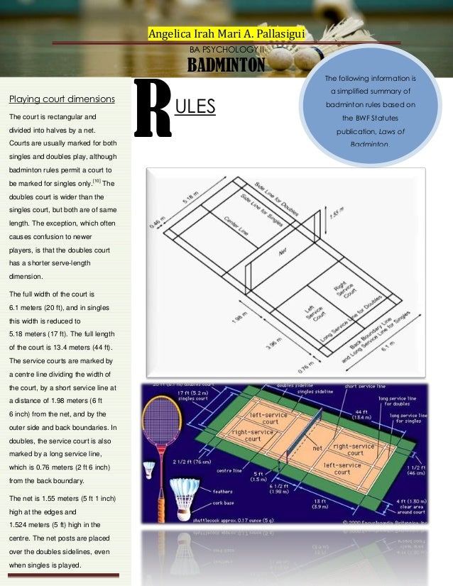 Facts about badminton