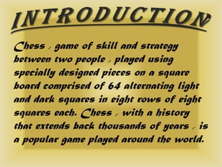 Facts about chess | PPSX | Board Games and Puzzles | Games and Puzzles