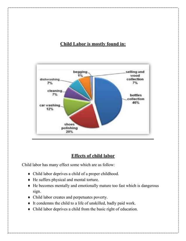 Facts about child labor in pakistan | PDF