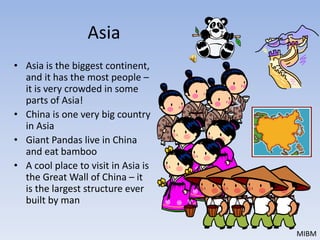 FACTS ABOUT SEVEN CONTINENTS | PPT