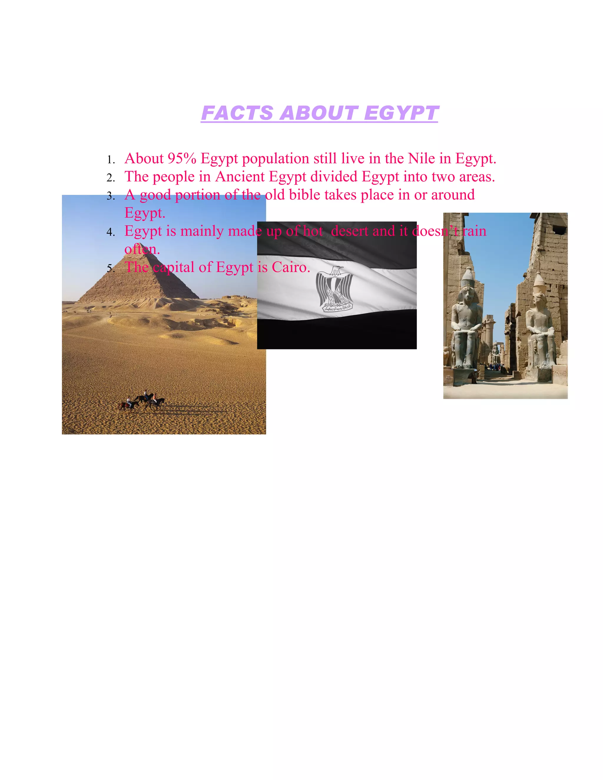 Facts about egypt no.2 | DOC