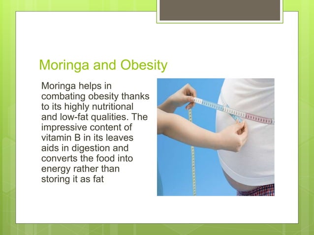 Facts about moringa oleifera by mr Allah Dad Khan Visiting professor he ...