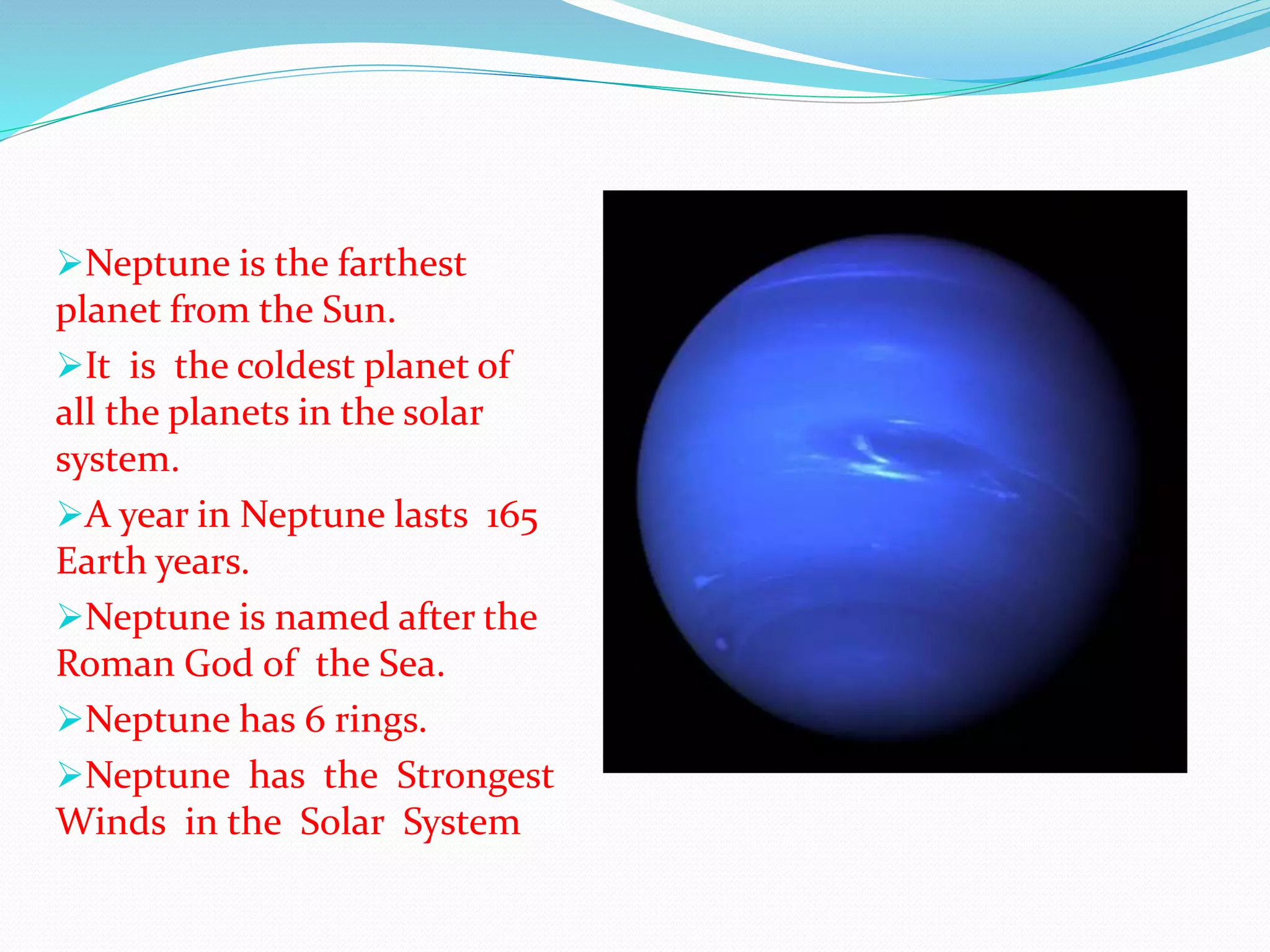 FACTS ABOUT NEPTUNE.pptx | Space and Astronomy | Science