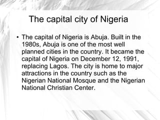 Facts about Nigeria by Samuel O. | ODP