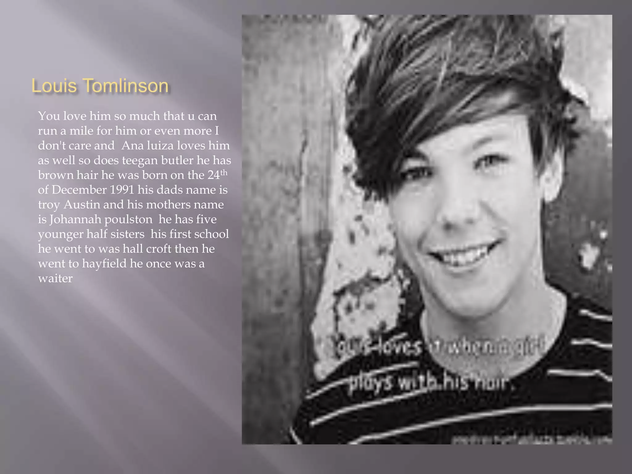 Facts about one direction | PPTX | Music | Entertainment