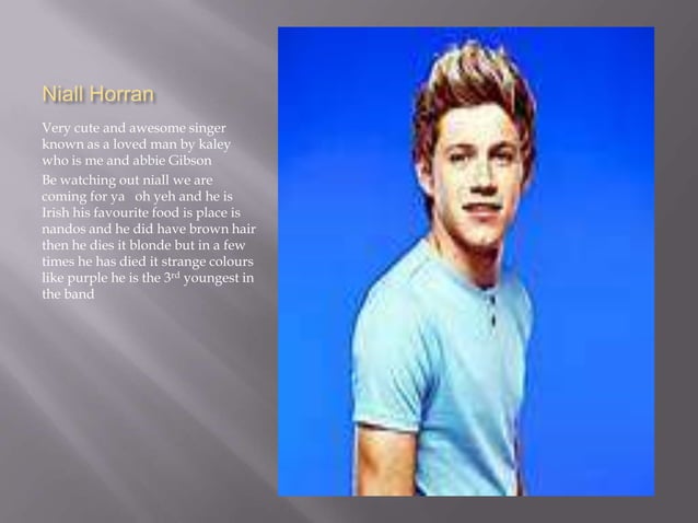 Facts about one direction | PPTX | Music | Entertainment