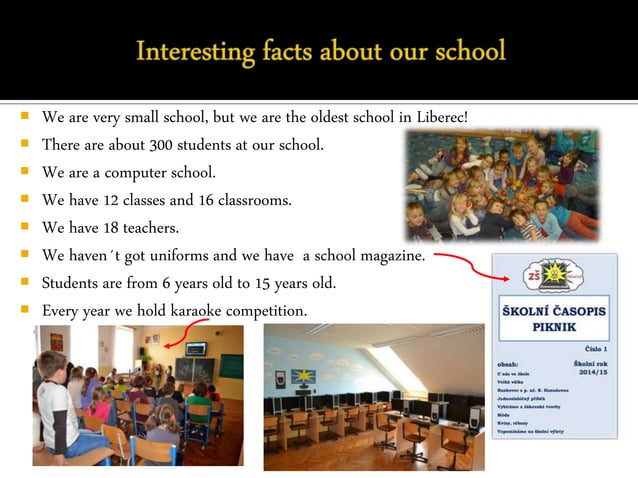 Facts about our school | PPTX