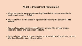 Facts about powerpoint presentation | PPT