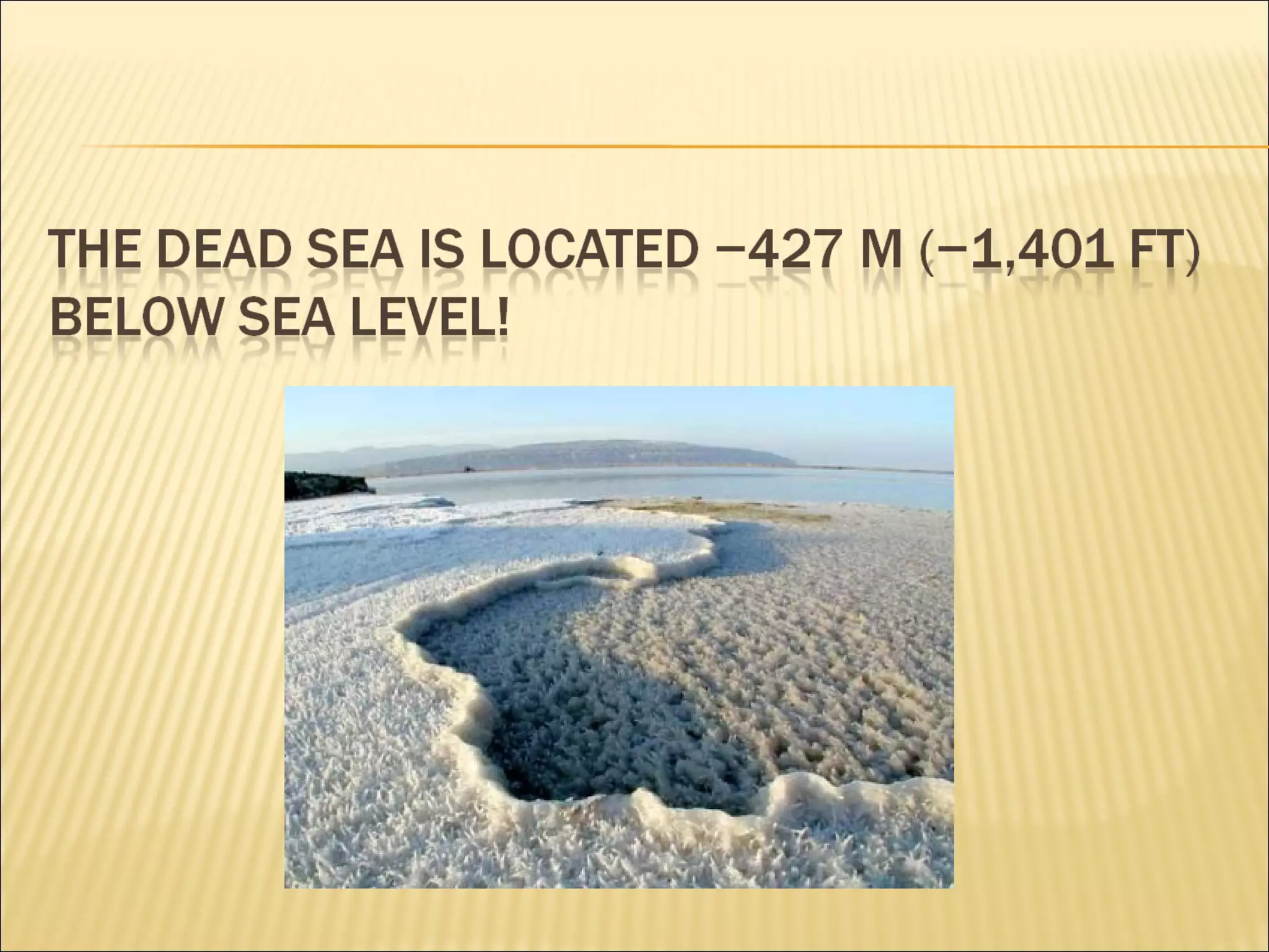 Facts About The Dead Sea | PPT