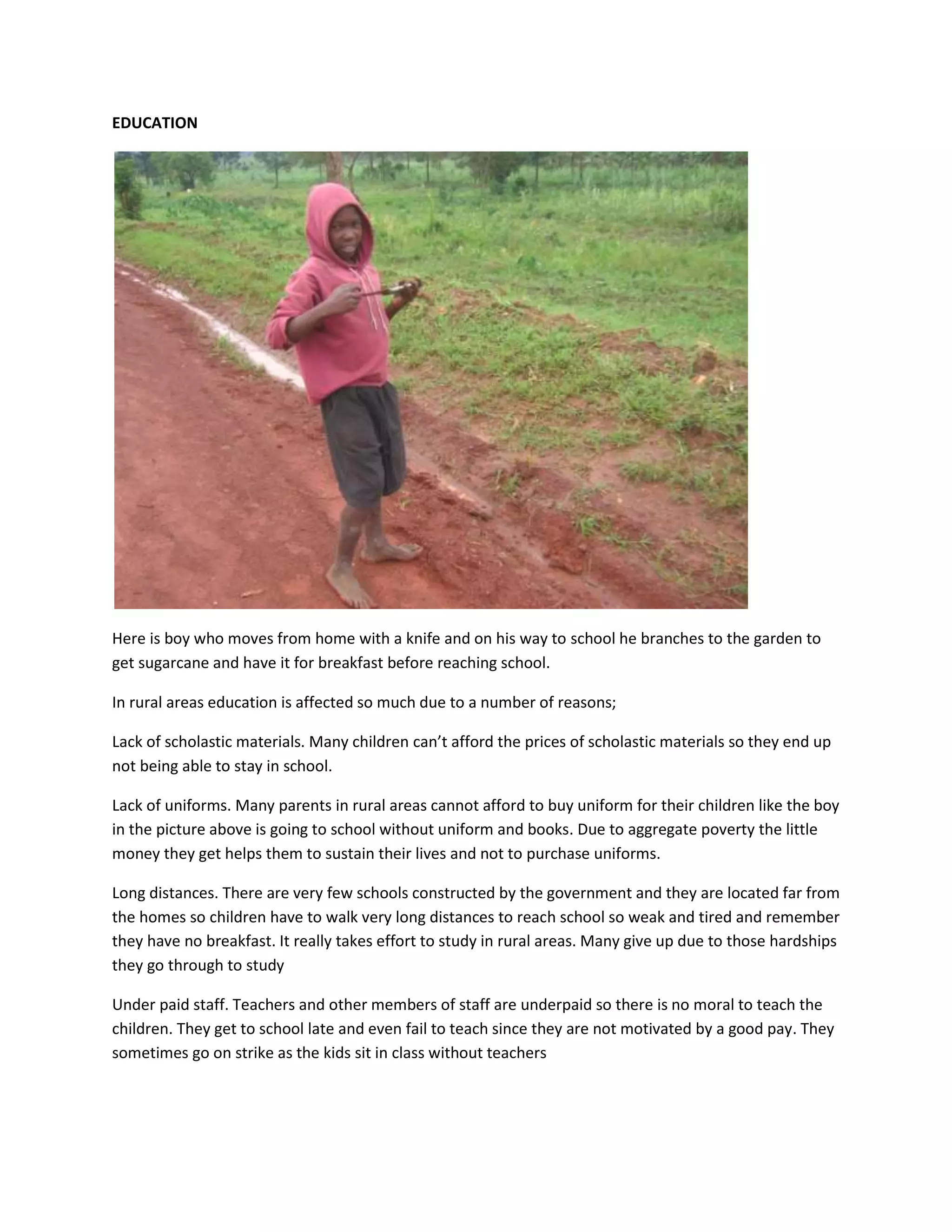 Facts about the rural setting in africa | PDF