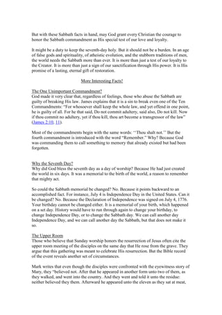 Facts about the seventh day | PDF