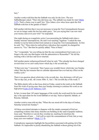 Facts about the seventh day | PDF