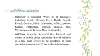 Facts about wikihow | PPT