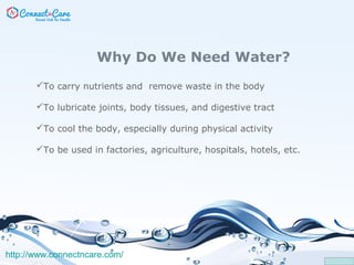 Facts and Benefits of Water | PPT