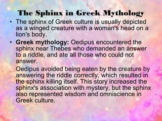 Facts and details: Sphinx of Giza | PPT