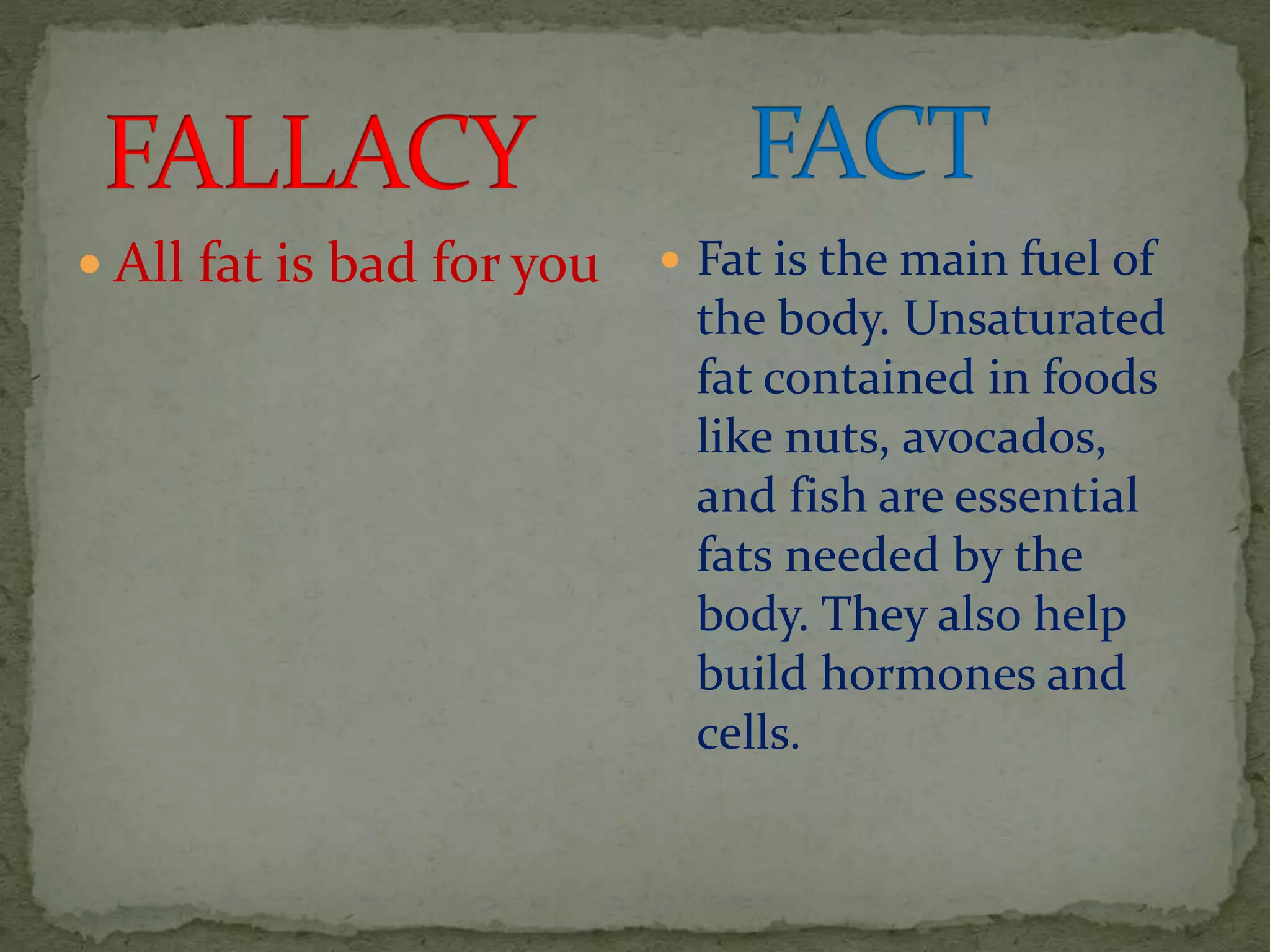 Facts and fallacies | PPTX