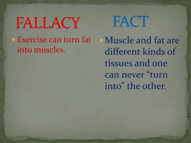 Facts and fallacies | PPTX