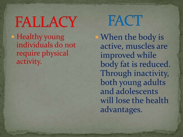 Facts and fallacies | PPTX