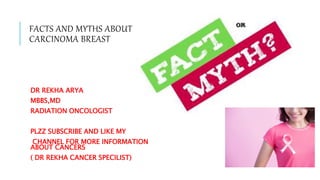 FACTS AND MYTHS ABOUT CARCINOMA BREAST [Autosaved].pptx