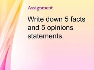 FACTS AND OPINION.pptx