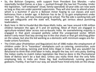 Facts and opinions with article of child labour | PPTX