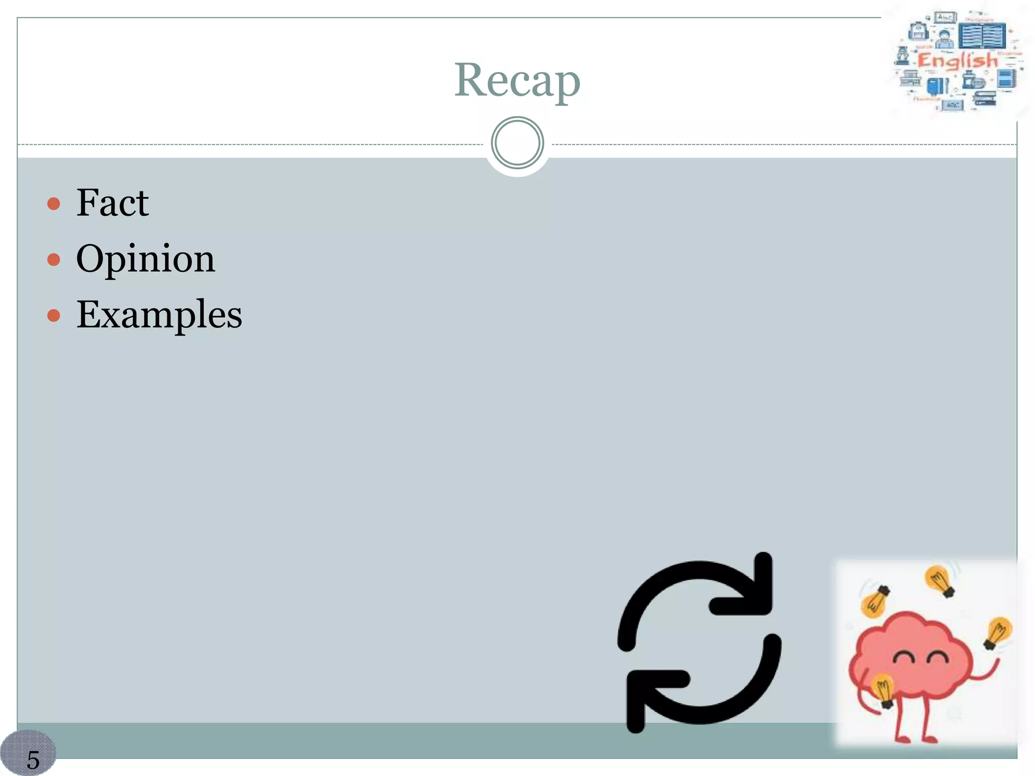 Facts and opinions | PPTX