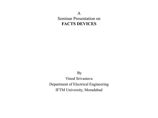Facts devices | PPTX | Computer Networking | Computing