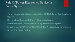 Facts devices power electronics | PPTX