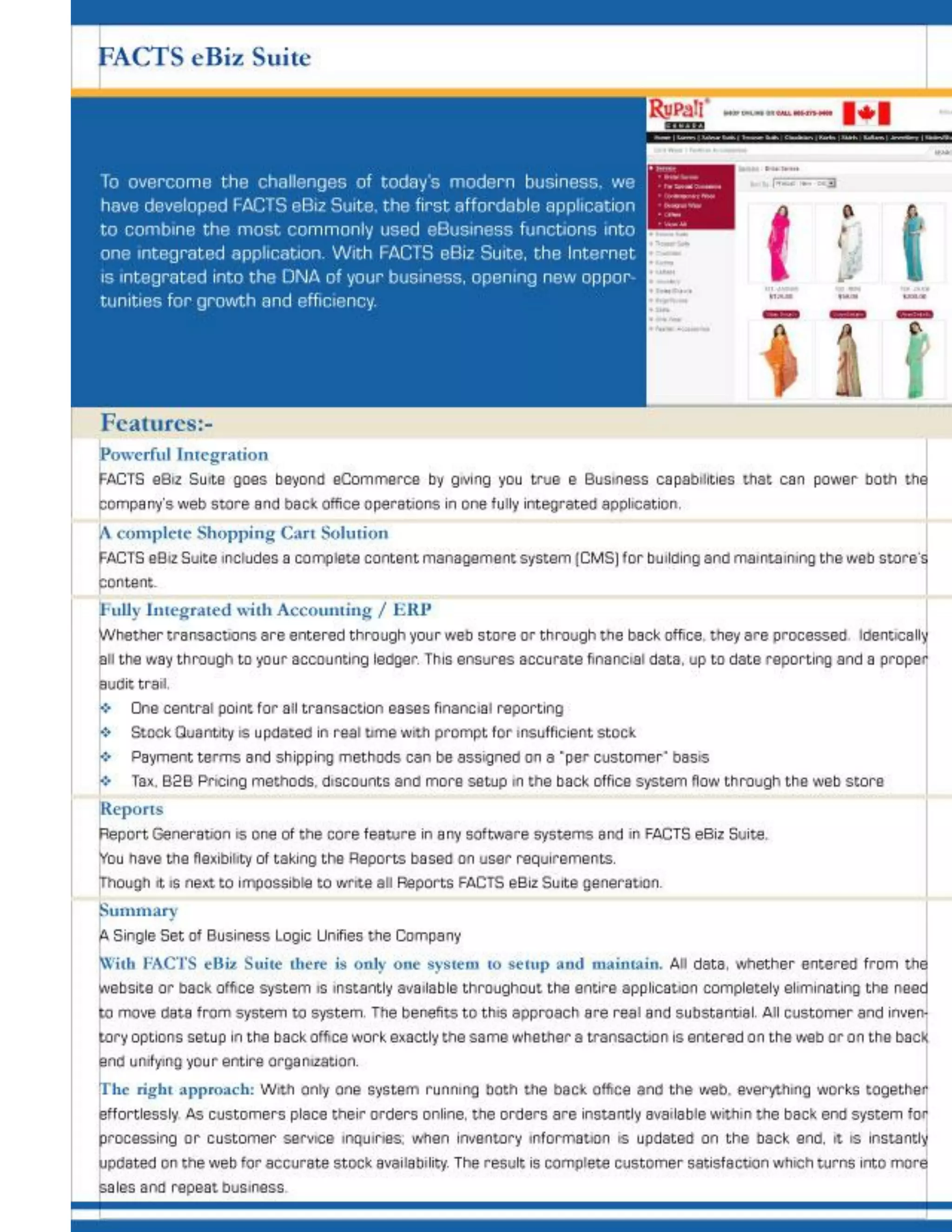 Facts erp | PDF | Business | Business and Finance