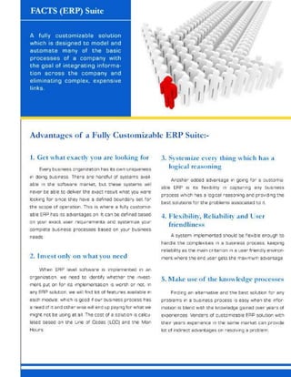 Facts erp | PDF