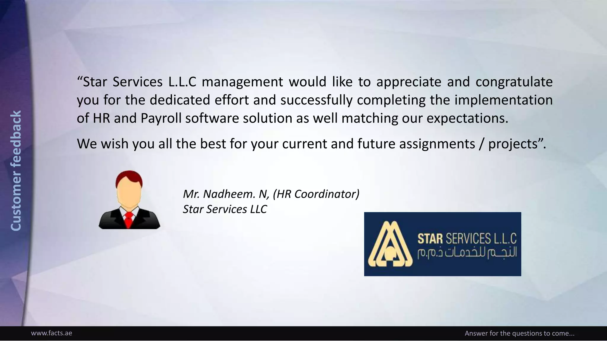 Facts erp best erp software dubai | PPTX