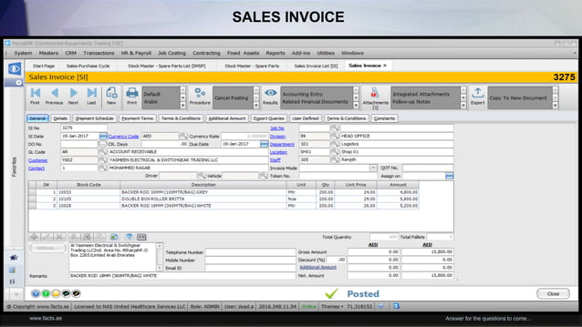 Facts erp best erp software dubai | PPT
