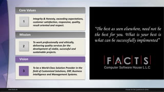 Facts erp best erp software dubai | PPT