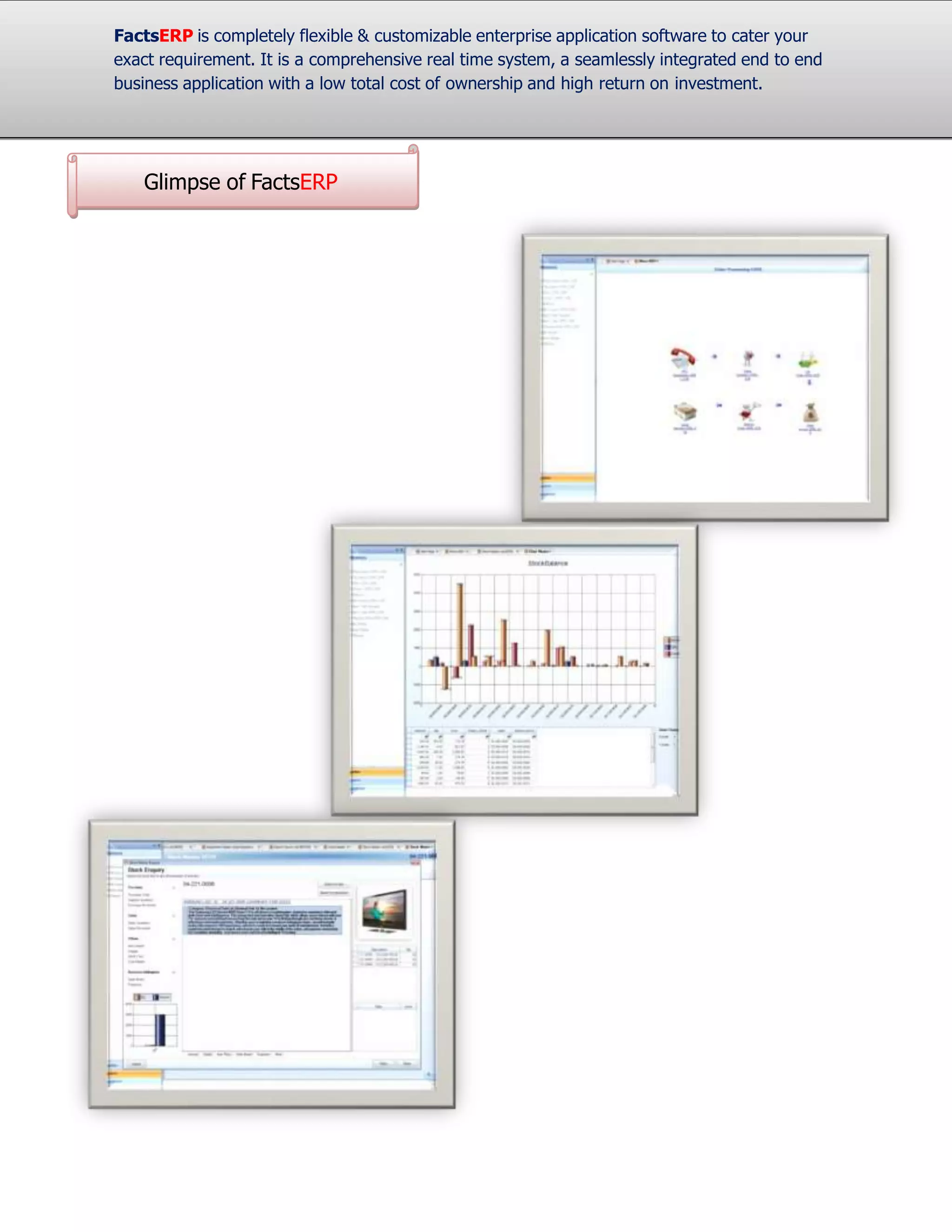 Facts erp product brochure | PPTX