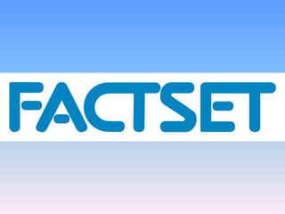 Factset Annual Report Ana | PPT
