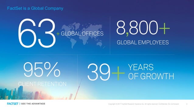 SI2017: FactSet: Johan Sandersson, VP, Principal Product Manager | PPT