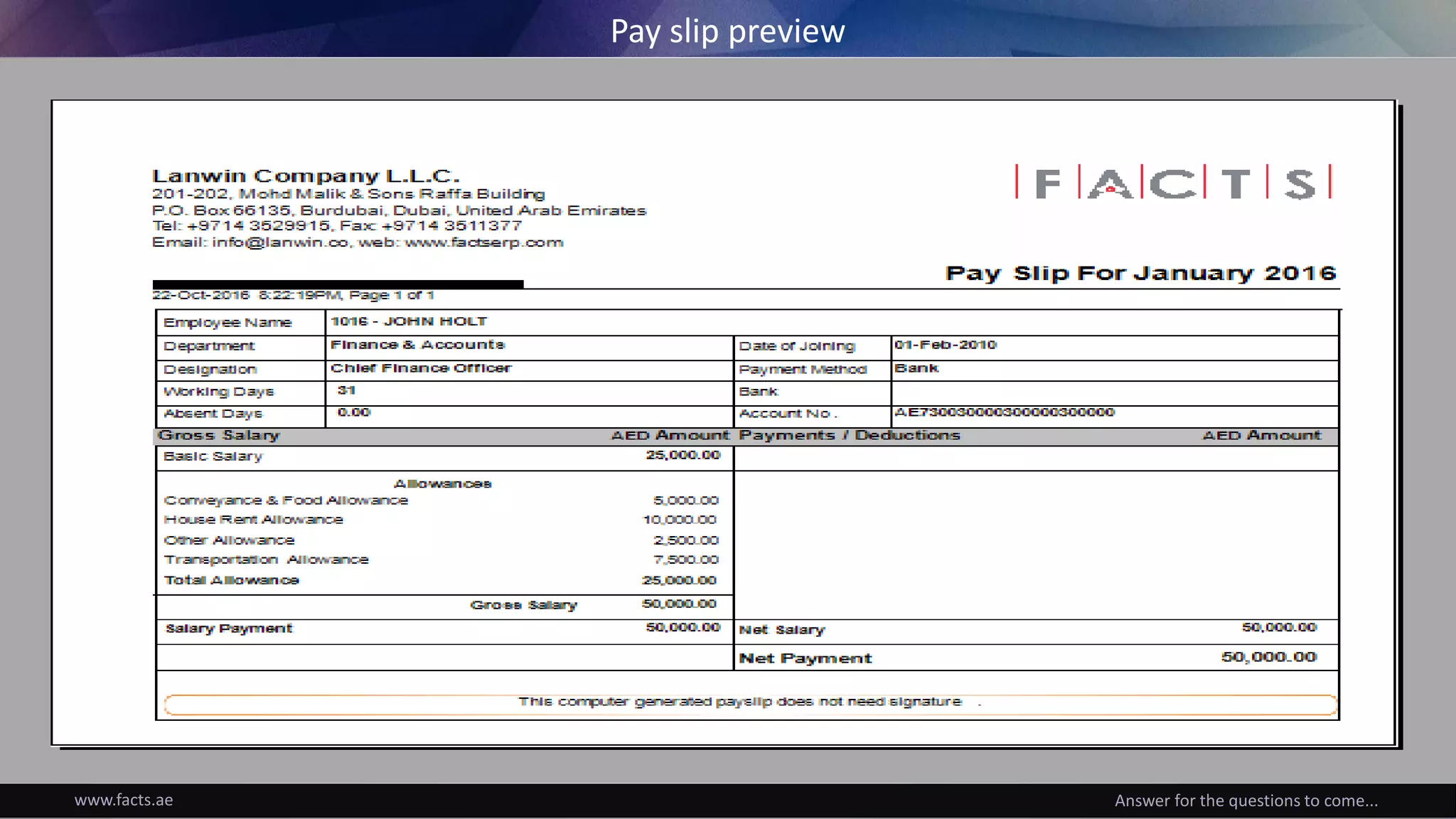 Facts hcm without animation | PPTX