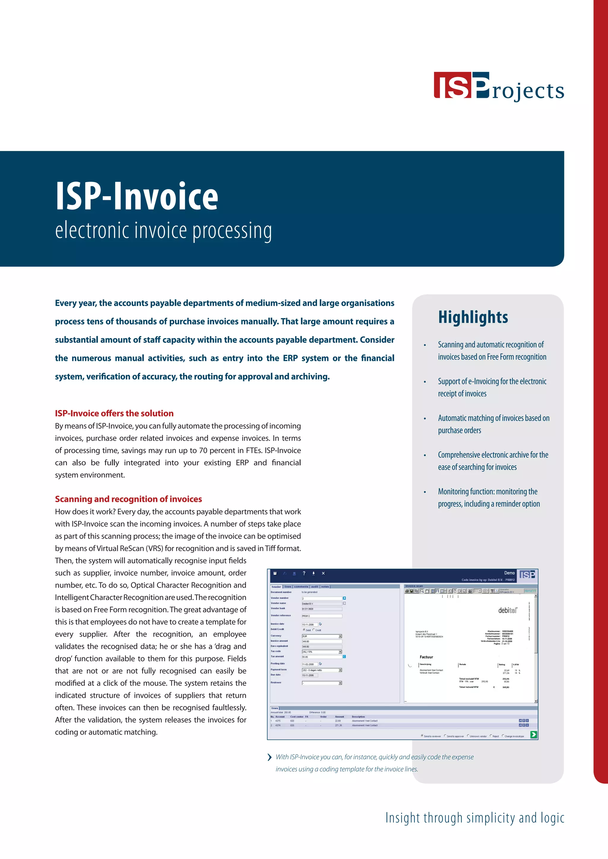 Electronic invoice processing and e-procurement | PDF