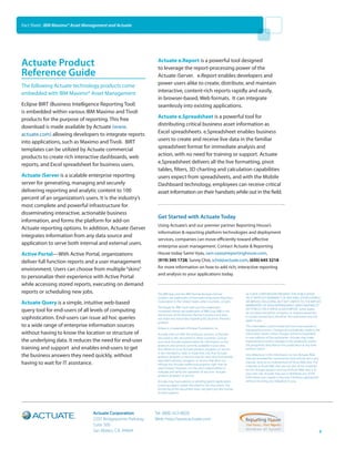 Facts about IBM Maximo® Asset | PDF