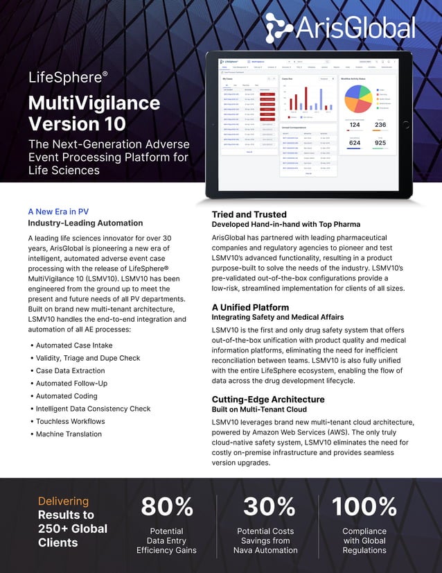 Factsheet - LifeSphere MultiVigilance - Adverse Event Processing ...