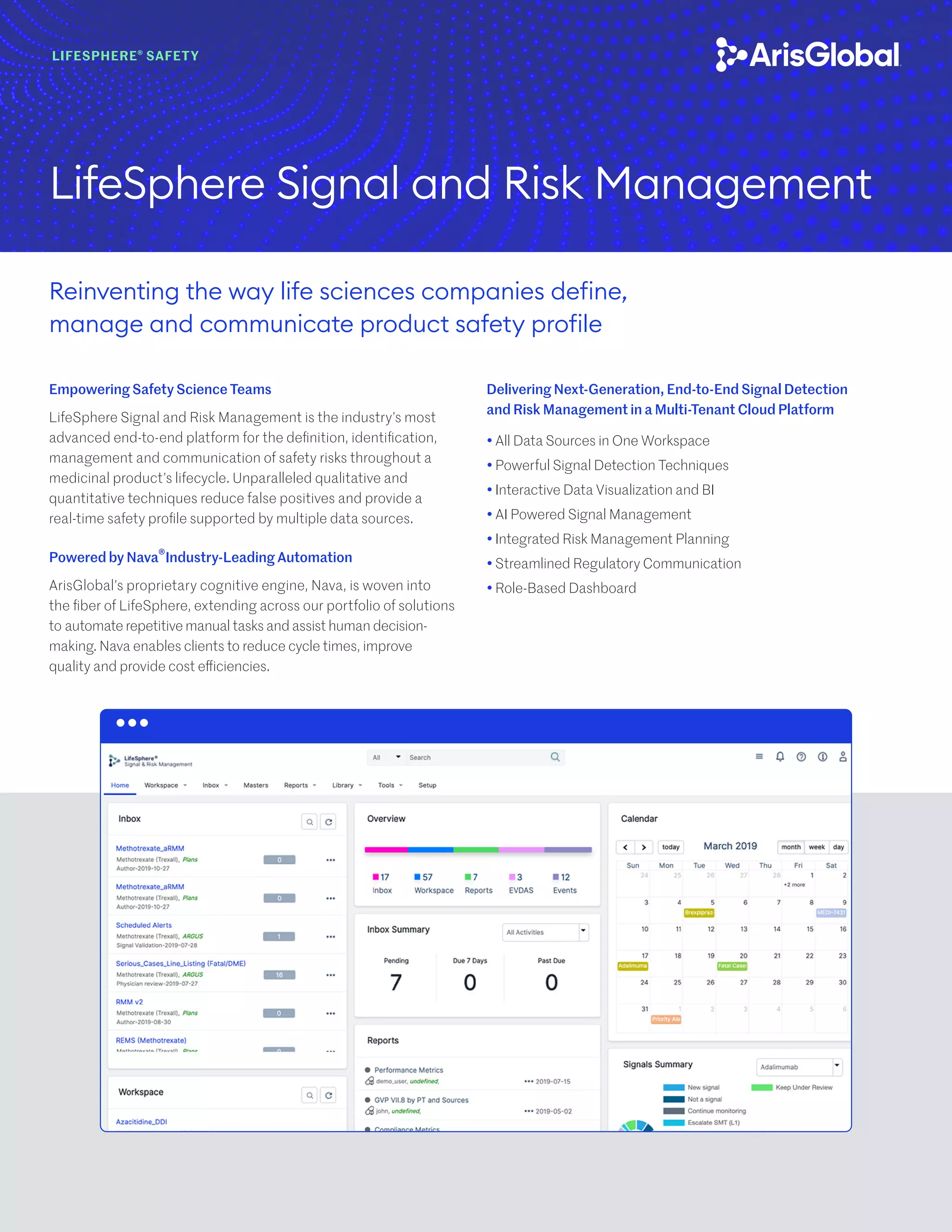 Factsheet: LifeSphere Signal and Risk Management | PDF