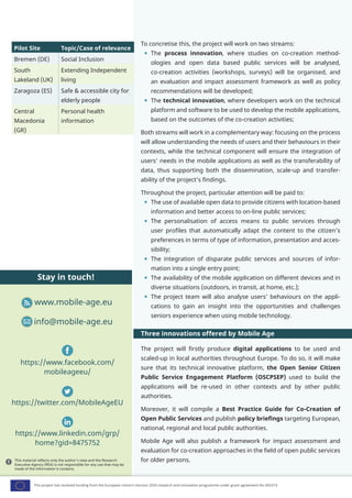 Mobile Age Project - Factsheet | PDF
