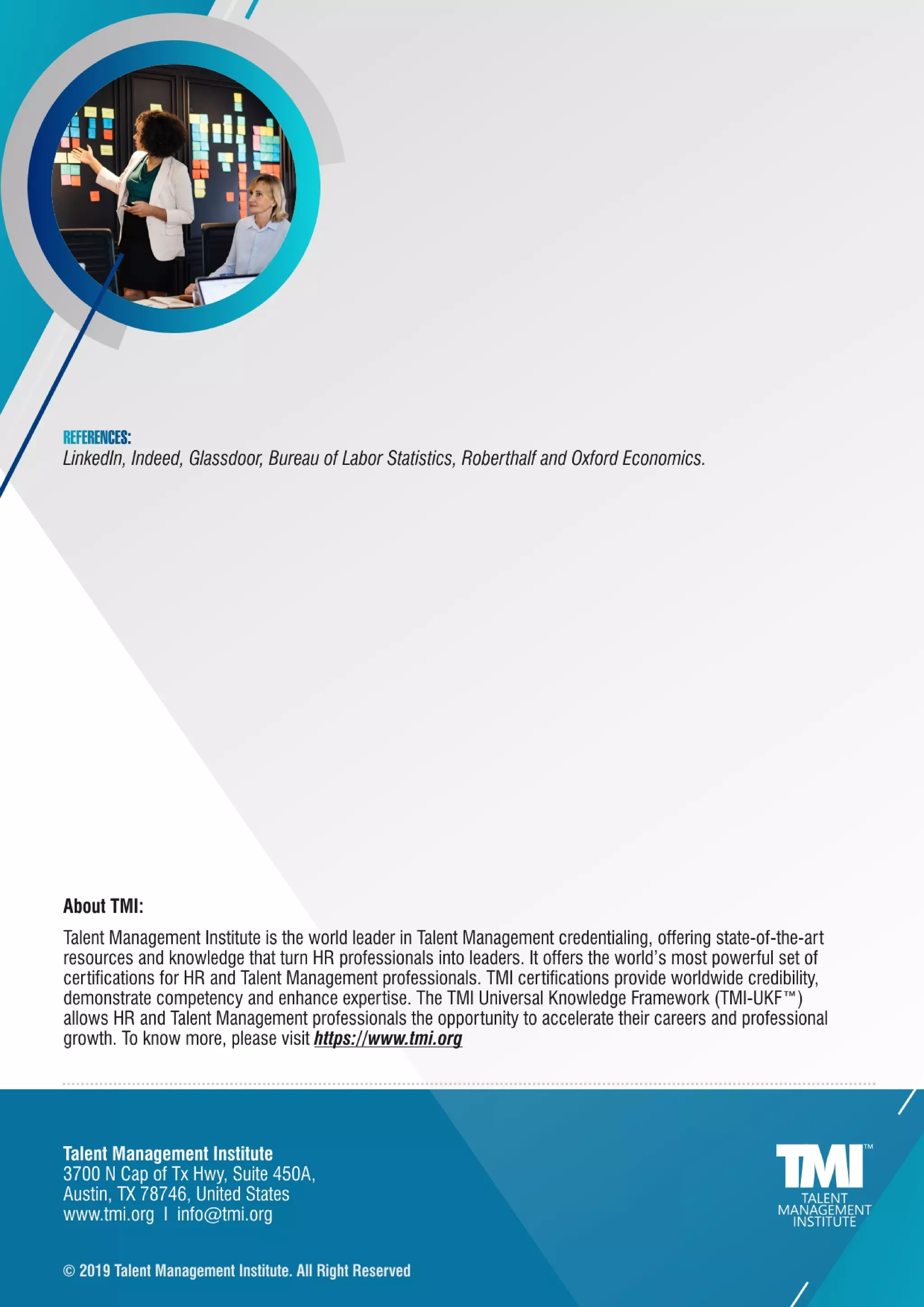 Talent Management Opportunities and Challenges - 2019 | TMI | PDF