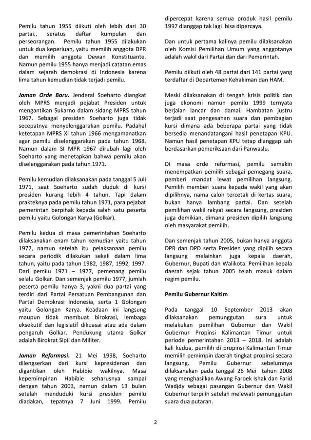 Factsheet 4 "Merdeka Dalam Memilih" | PDF