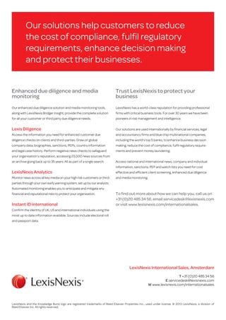 Brochure: Bridger Insight | PDF