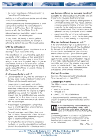 Fact Sheet Entry & Privacy | PDF