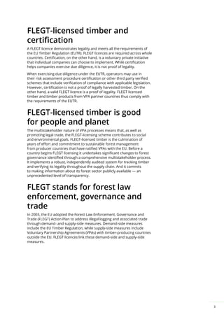 Flegt licensed timber | PDF