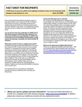 Fact sheet for recipients (1) | PDF