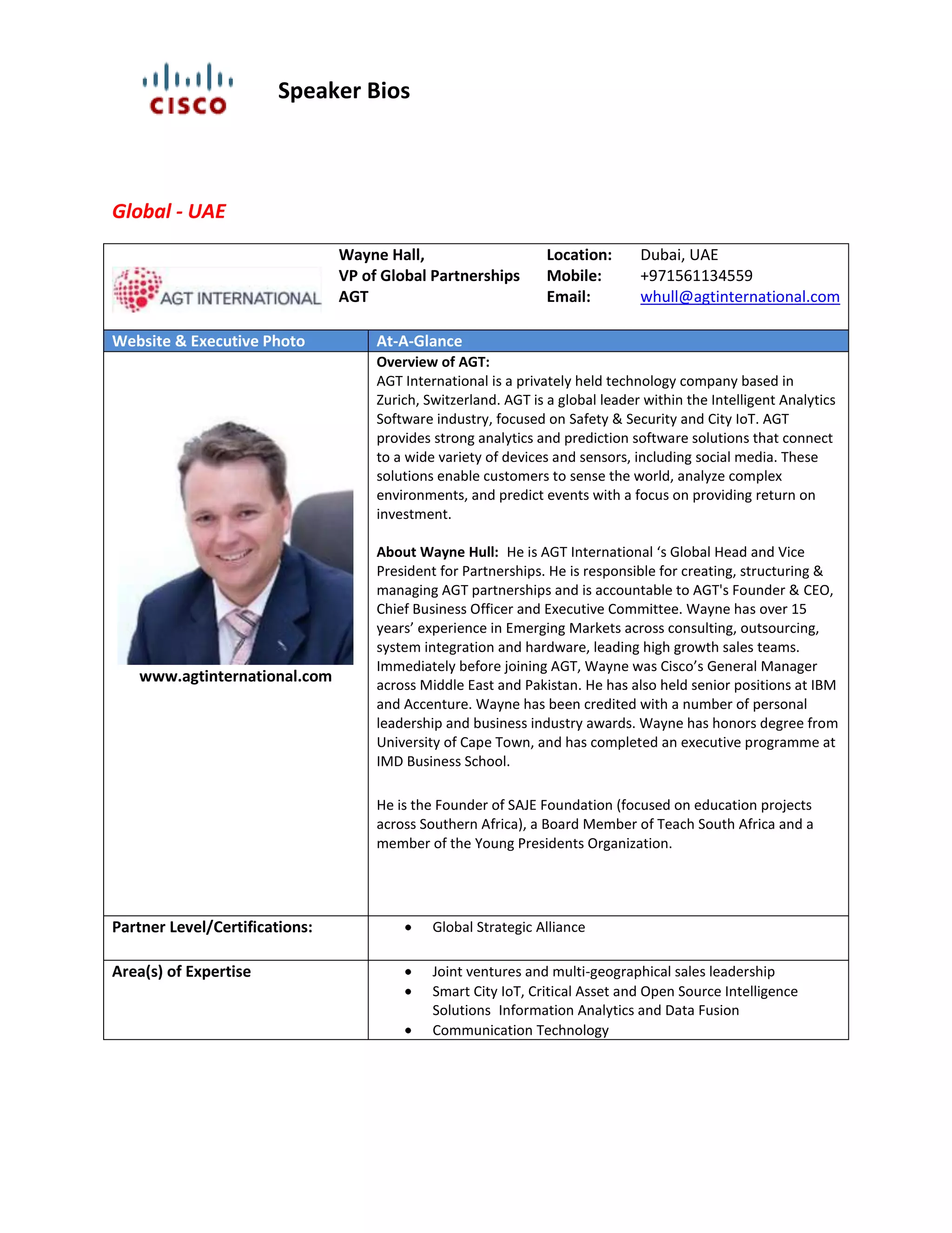 Monetizing the Internet of Everything: Media Session fact sheet at ...